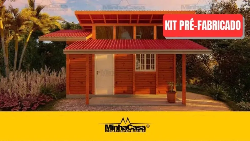 Kits de Casas Pré-Fabricadas econômicas a partir de R$11 mil – Chalé de ...