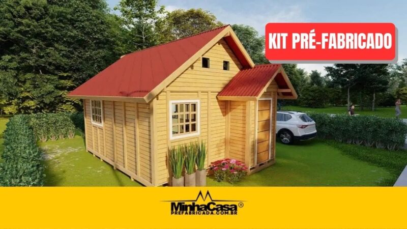 Casas de Madeira Pré-Fabricadas completas a partir de R$9 mil – Chalé ...