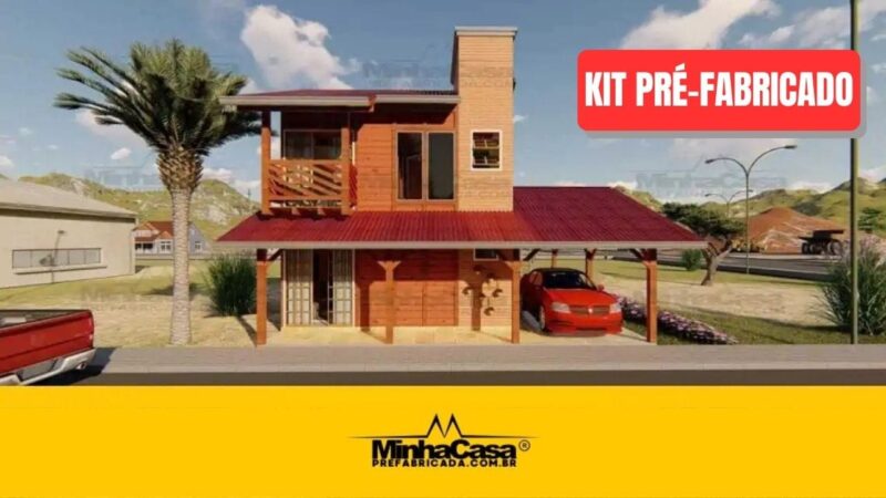 Kits de Casas Pré-Fabricadas econômicas a partir de R$11 mil – Chalé de ...