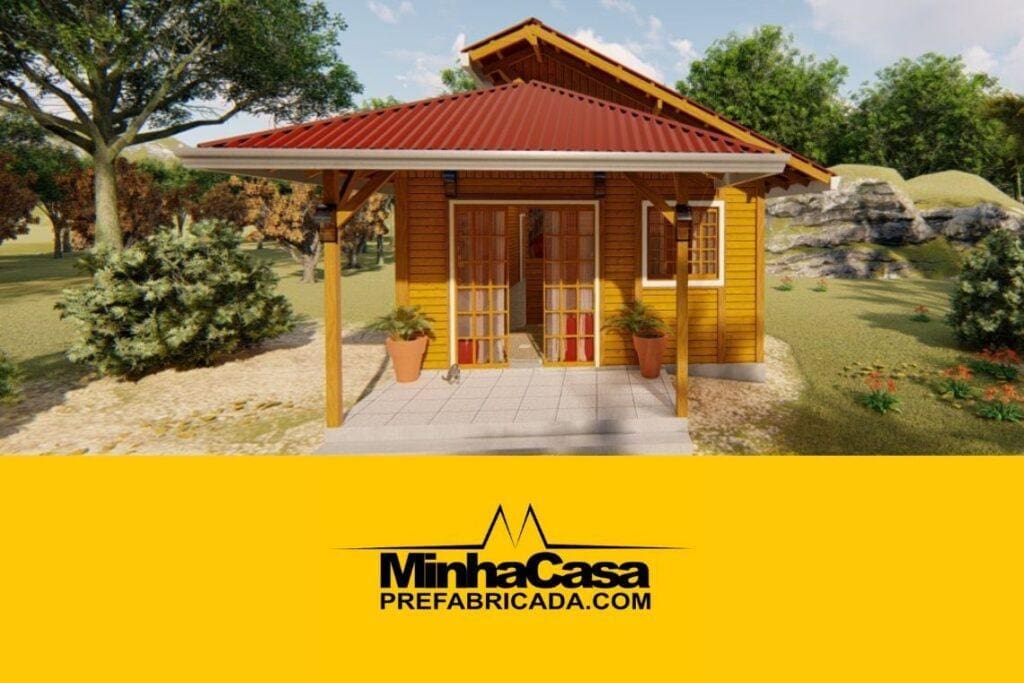 Kit de Casa Pré-Fabricada Modelo POP 2.5 | 63 m²