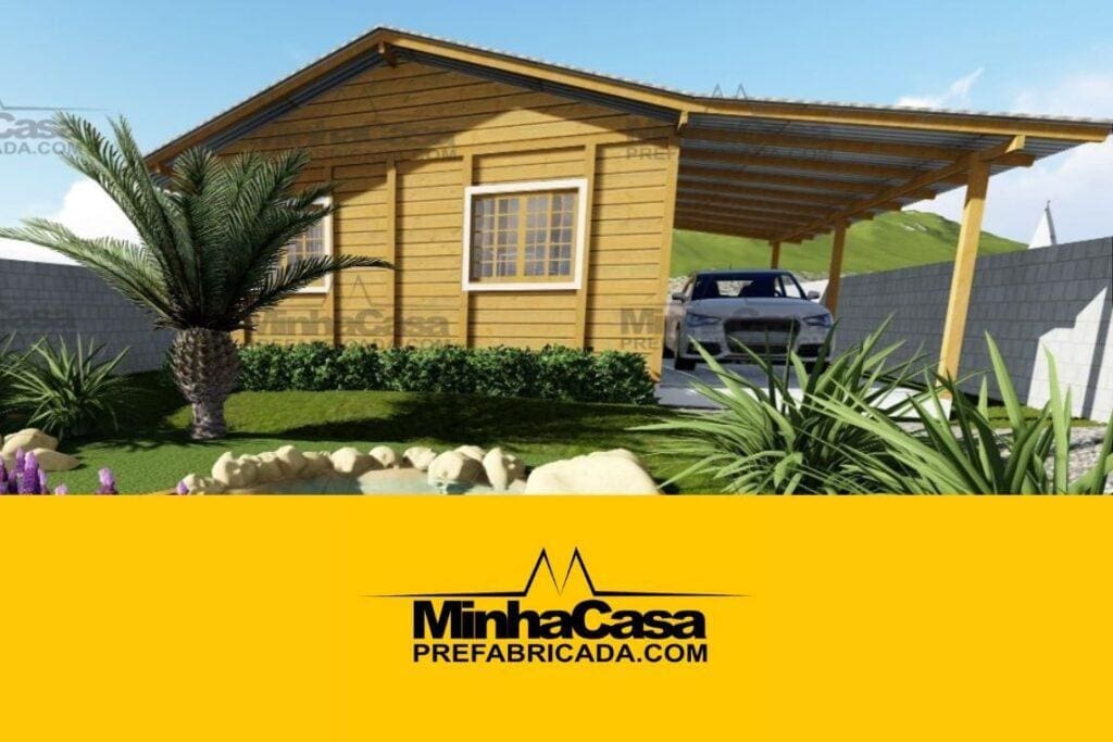 Kit de Casa Pré-Fabricada Modelo Camboriú | 106 m²