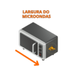 Tamanhos de microondas 18L, 20L, 34L ou 55L: qual escolher?