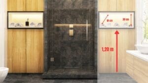 Qual a altura do nicho de banheiro? Veja as medidas ideais!