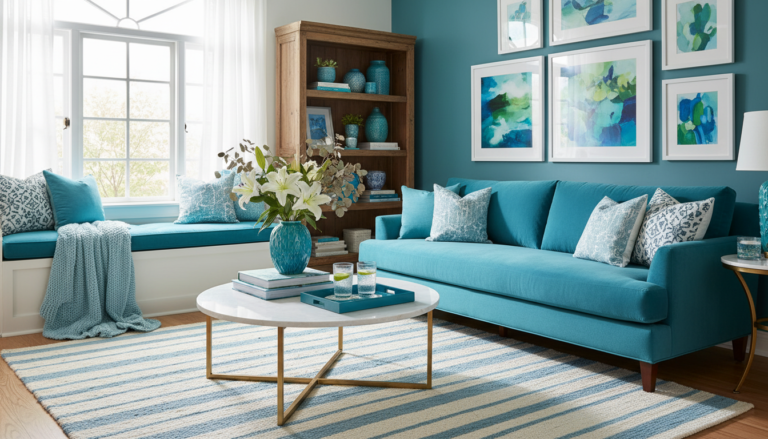 Azul turquesa: possibilidades na decoração