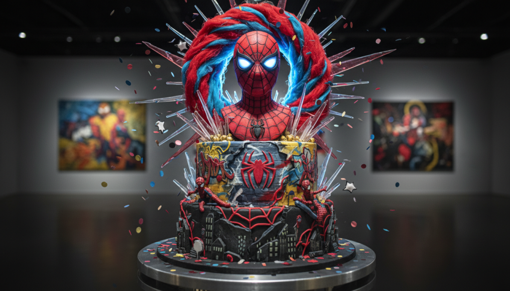 Bolo do Homem-Aranha: modelos radicais e criativos