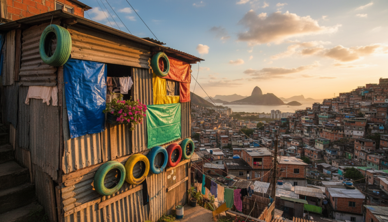 Barraco em favela: concorre a prêmio mundial – Chalé de Madeira – Casas ...